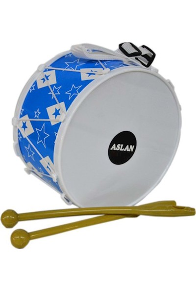 Aslan Oyuncak Askılı Trampet Davul Mavi 17 cm Aslan Oyuncak Askılı Trampet Davul Mavi 17 cm