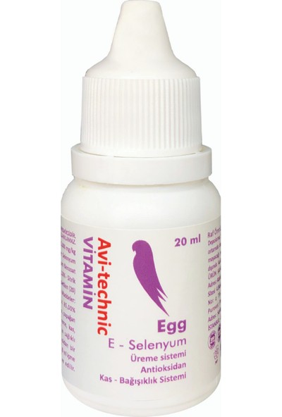 Avitechnic Egg / Kafes Kuşları Için Vit. E-Selenyum