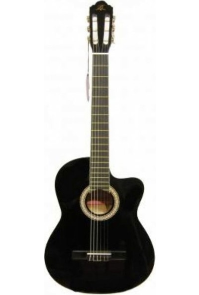 Barcelona Lc 3900 Cbk Cutaway Siyah Klasik Gitar