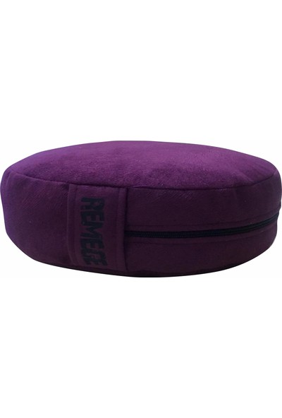 Kabuk Dolgulu Meditasyon Minderi / Tay Tüyü Pamuklu Kumaş