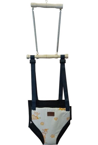 Lorelli Bebek Hoppala Zıp Zıp Yaylı - Krem Zürafa