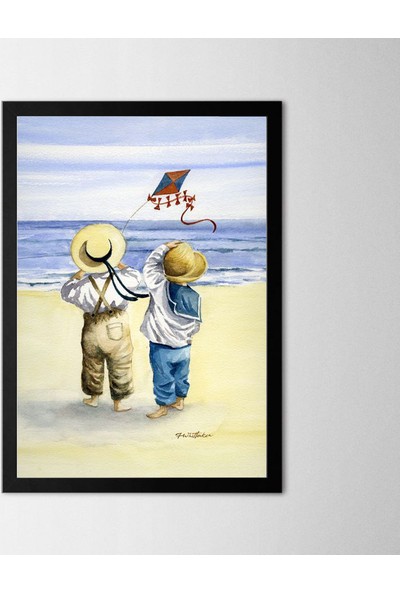 Giyense Dekoratif Siyah Çerçeveli Duuvar Tablo 147