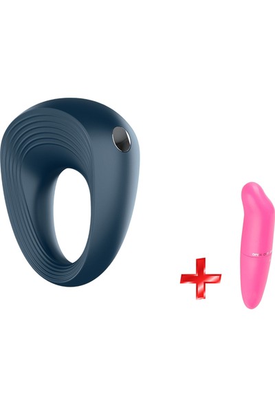 Satisfyer Ring 2 Şarjlı Penis Halkası+Mini G Spot Vibratör Satisfyer Ring 2 Şarjlı Penis Halkası+Mini G Spot Vibratör