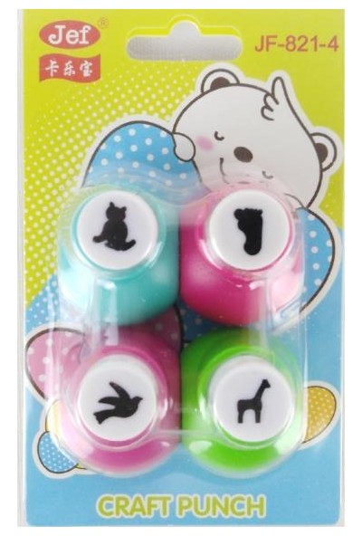 Linea Küçük Boy Şekilli Delgeç 4'lü Linea Küçük Boy Şekilli Delgeç 4'lü