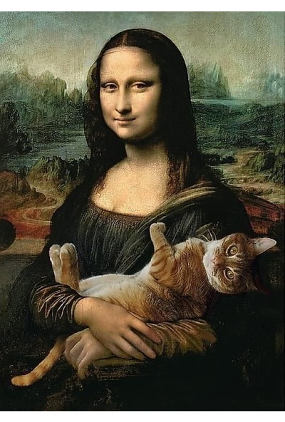 Trefl 500 Parça Mona Lisa ve Kedi Puzzle 37294 Trefl 500 Parça Mona Lisa ve Kedi Puzzle 37294