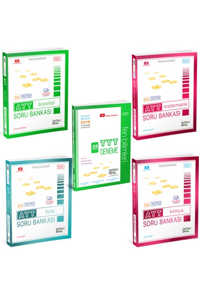 Üçdörtbeş AYT Sayısal Seti Fizik Kimya Matematik Biyoloji + Deneme Üçdörtbeş AYT Sayısal Seti Fizik Kimya Matematik Biyoloji + Deneme