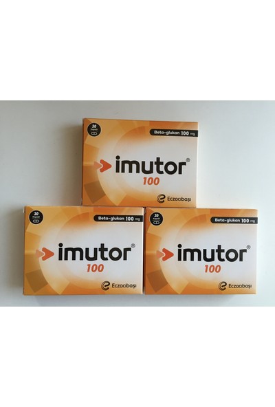 Eczacıbaşı Imutor 100 mg 30 Capsül 3 kutu Eczacıbaşı Imutor 100 mg 30 Capsül 3 kutu