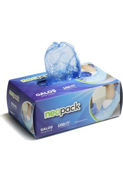 neopack Kutulu Galoş 100 Adet
