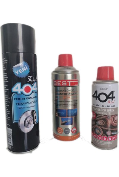Best Hazır Set Balata Spreyi Pas Sökücü Boya Sökücü
