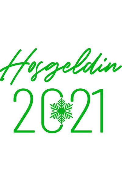 MIGNATIS - El Yazısı İle Hoşgeldin 2021 Yazısı ve Tek Kar Tanesi Cam Vitrin Mağaza Süslemeleri - Yeşil MIGNATIS - El Yazısı İle Hoşgeldin 2021 Yazısı ve Tek Kar Tanesi Cam Vitrin Mağaza Süslemeleri - Yeşil