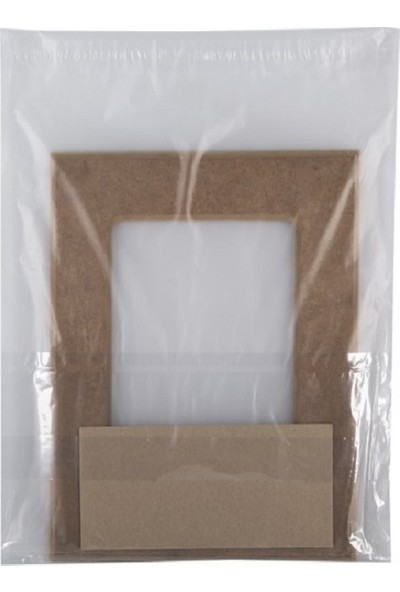 E-Derin Ambalaj Şeffaf Kargo Poşeti 24 x 30+5 cm 1000'li