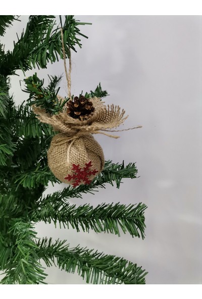 Çakıl Tasarım Yılbaşı Çam Ağacı Parti Süsü Hasır Top 2 Adet Çakıl Tasarım Yılbaşı Çam Ağacı Parti Süsü Hasır Top 2 Adet