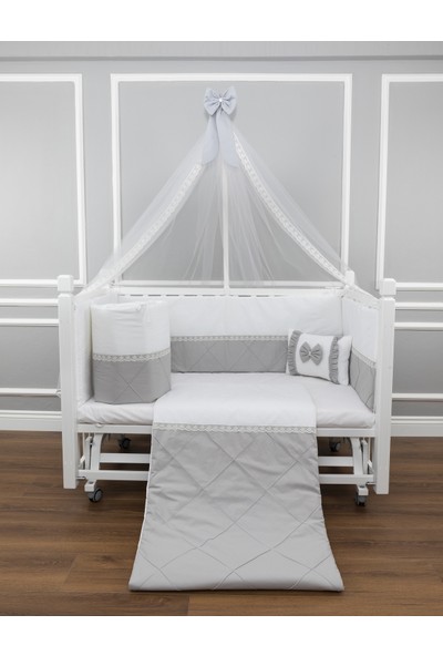 Maya Baby First Uyku Seti 70 x 130 cm Gri Cibinlikli Maya Baby First Uyku Seti 70 x 130 cm Gri Cibinlikli