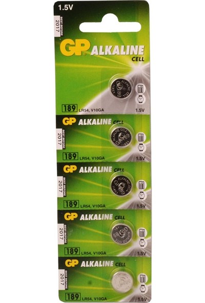 Gp 189 LR54 (Ag-10) Pil 5'li Paket 661081