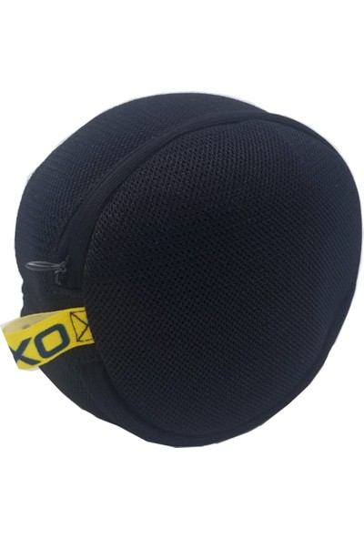 Oxy Yıkanabilir Fermuarlı Siyah Petek Desen Maske Saklama Kabı