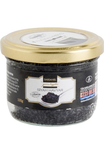 Dardanel Siyah Havyar 100 gr Dardanel Siyah Havyar 100 gr