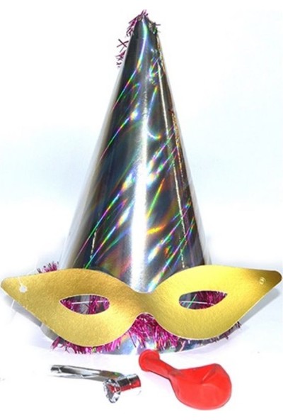 Organizasyon Pazarı Gümüş Katyon Set Yılbaşı Süsü (Şapka-Gözlük-Kaynana Dili) Kotyon Set 1er Adet Organizasyon Pazarı Gümüş Katyon Set Yılbaşı Süsü (Şapka-Gözlük-Kaynana Dili) Kotyon Set 1er Adet