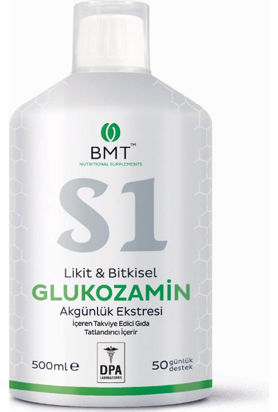 Bmt Biomet S1 Glikozamin Likit ve Bitkisel Gıda Takviyesi Bmt Biomet S1 Glikozamin Likit ve Bitkisel Gıda Takviyesi