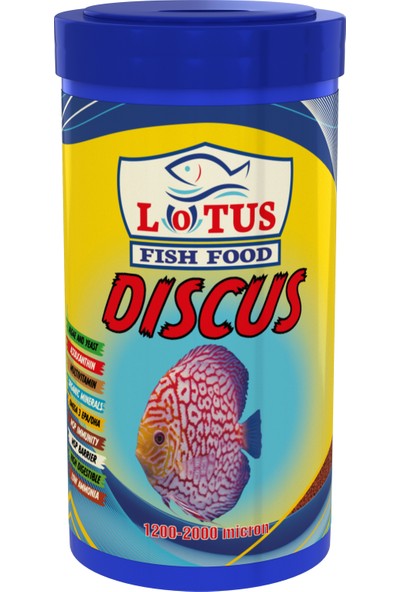 Lotus Discus 250 ml Balık Yemi Lotus Discus 250 ml Balık Yemi