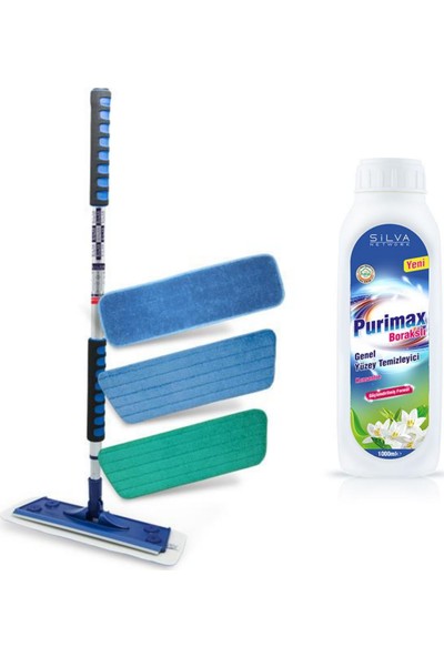 Silva 3lü Mopset ve Purimax Genel Yüzey Temizleyici Silva 3lü Mopset ve Purimax Genel Yüzey Temizleyici