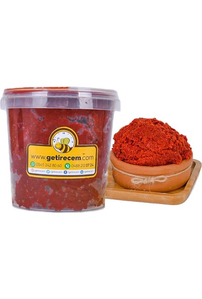 Getirecem Hatay Ev Yapımı Tatlı Biber Salçası 1 kg Getirecem Hatay Ev Yapımı Tatlı Biber Salçası 1 kg