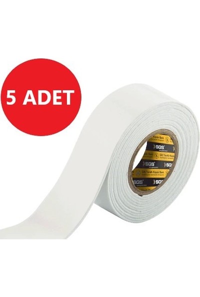 Kumpazar Çift Taraflı Köpük Bant 20MMX2M (5 Adet)