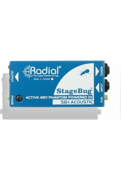 Radial Engineering Stagebug Sb-1 Aktif Dı Box Radial Engineering Stagebug Sb-1 Aktif Dı Box
