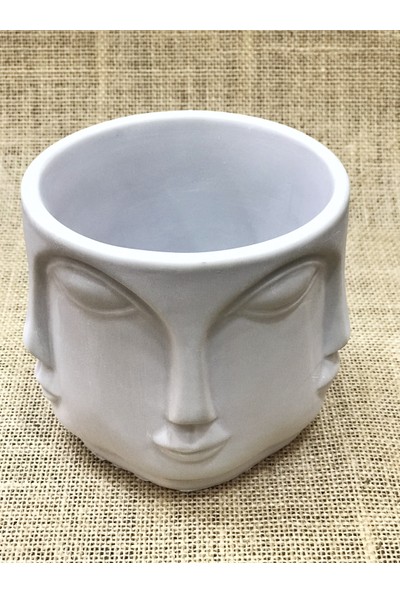 E&z Çok Yüzlü Polyester Sukulent Saksı (Sku2)