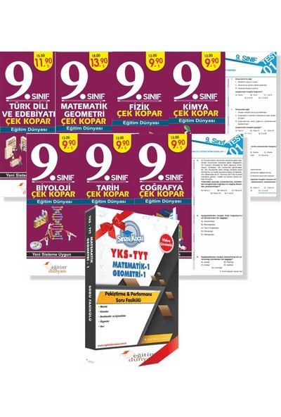 9. Sınıf Yaprak Test Seti & 9. Sınıf Matematik Soru Bankası 9. Sınıf Yaprak Test Seti & 9. Sınıf Matematik Soru Bankası