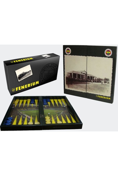Fenerium Fenerbahçe Lisanslı Renkli Nostalji Tavla