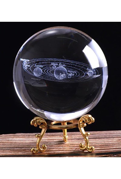 Vox Minimalist - Gold Kaideli Cam Küre ( Çap: 6 cm ) Vox Minimalist - Gold Kaideli Cam Küre ( Çap: 6 cm )