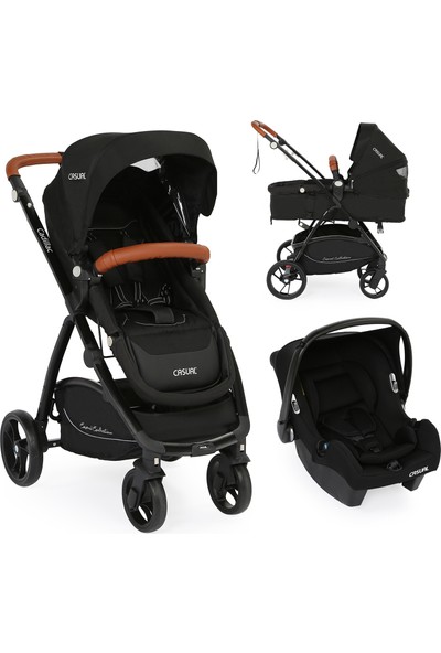 Casual Cadillac Pro Travel Sistem Bebek Arabası Siyah