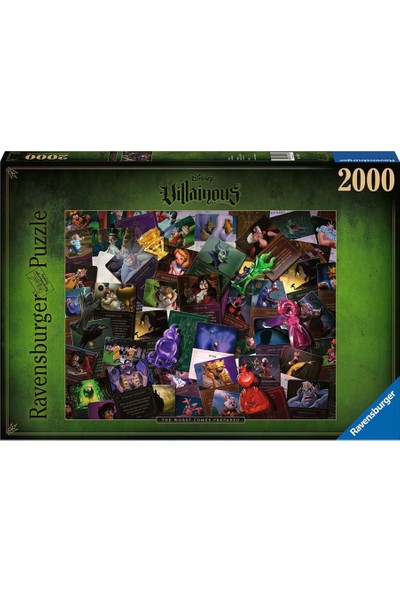 Ravensburger 2000 Parça Puzzle Wd Vill Karakterler Ravensburger 2000 Parça Puzzle Wd Vill Karakterler