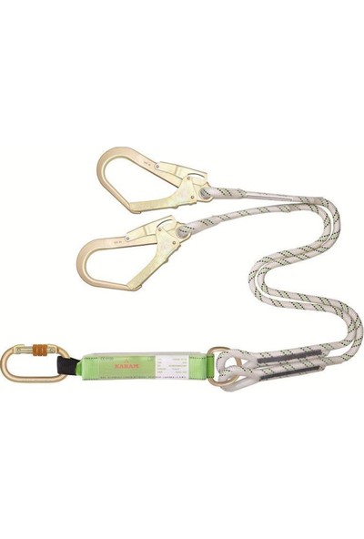 Karam Şok Emici Gövdeli Çift Ip Bacaklı Uzatma Halatı