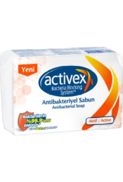 Activex Antibakteriyel Sabun Katı 100 gr Activex Antibakteriyel Sabun Katı 100 gr