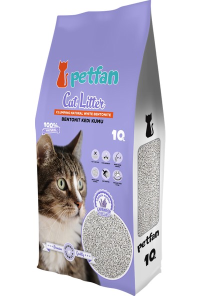 Petfan 10L Lavanta Kokulu Kedi Kumu