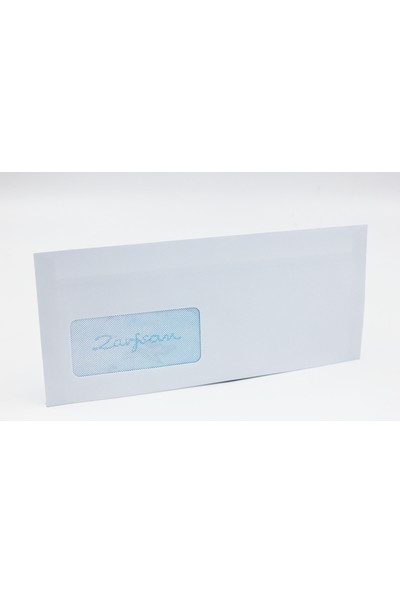 Zarfsan Buklet Zarf Pencereli 110 Gram 11 x 22 cm 500'lü