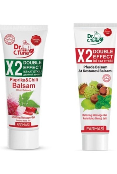 Dr. C. Tuna Biberli Balsam 125 Ml+At Kestanesi Kremi 125 ml Dr. C. Tuna Biberli Balsam 125 Ml+At Kestanesi Kremi 125 ml