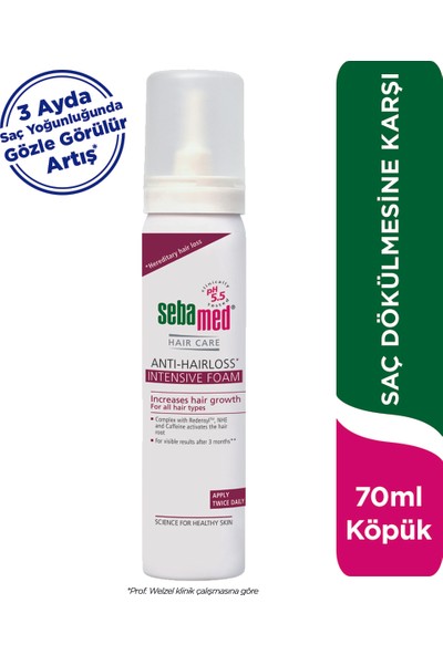 Sebamed Saç Dökülmesine Karşı Köpük 70 ml