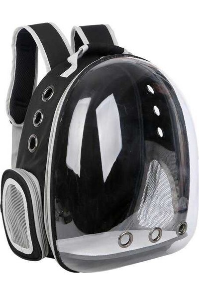 Mycl Şeffaf Astronot Kedi Köpek Taşıma Çantası Siyah Mycl Şeffaf Astronot Kedi Köpek Taşıma Çantası Siyah