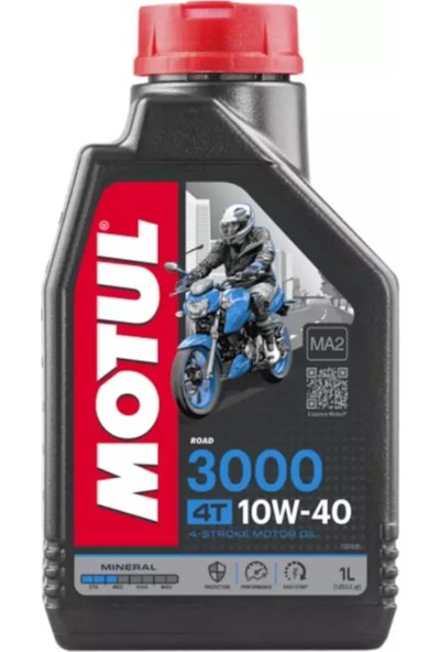 Motul 3000 10W40 4T Motor Yağı 1 Litre ( Üretim Yılı: 2021 )