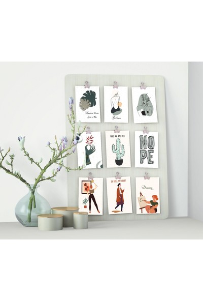 Paytak Moda Karışık Tasarımlı Dokulu Kağıt Motto 7-10 cm 9'lu Paytak Moda Karışık Tasarımlı Dokulu Kağıt Motto 7-10 cm 9'lu