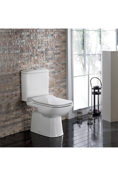 Turkuaz Seramik Duru Alttan Çıkışlı Klozet Seti 7T028808 Turkuaz Seramik Duru Alttan Çıkışlı Klozet Seti 7T028808