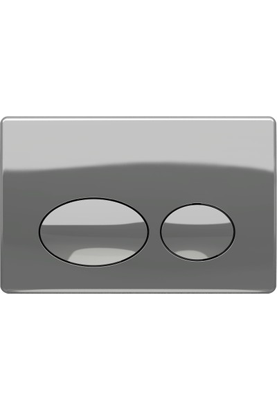 Como Elips Kumanda Paneli Parlak Krom