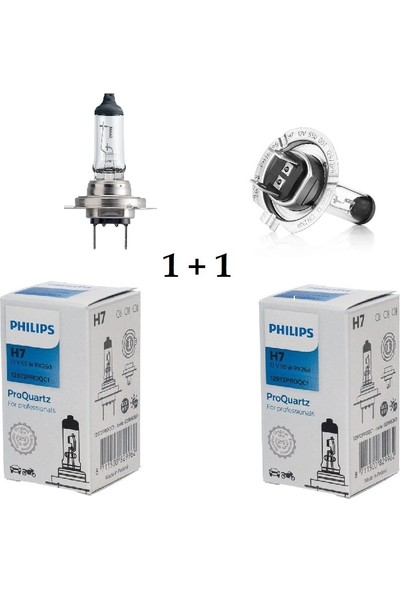 Philips H7 55WATT Standart Ampul 12972 Proqc1 (Iki Adet) Philips H7 55WATT Standart Ampul 12972 Proqc1 (Iki Adet)