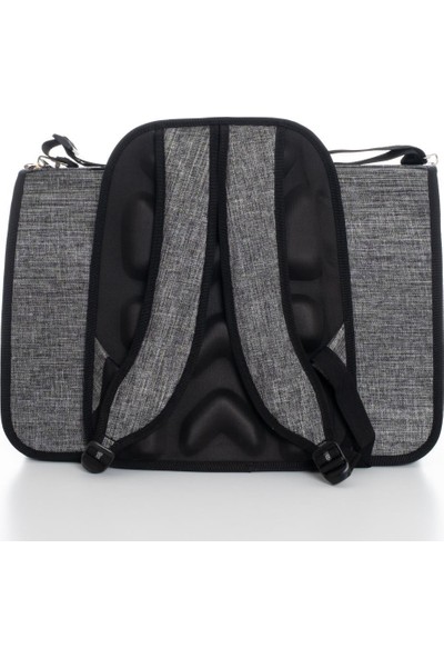 Lavista Tomris Kedi Köpek Valizi Gri Sırt Çantalı