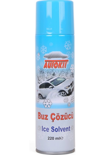 Autokit Cam Buz Çözücü 220 Ml. -Gazlı