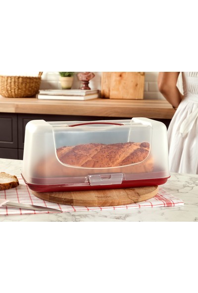 Madame Coco Muffy Baton Kek Fanusu - Carmen Kırmızı