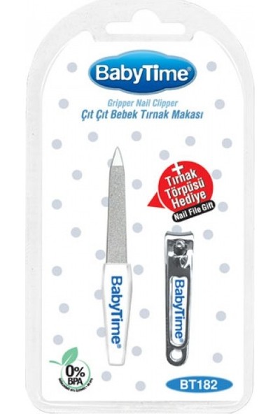 Baby Time Babytime Çıt Çıt Bebek Tırnak Makası (Tırnak Törpüsü Hediyeli) Baby Time Babytime Çıt Çıt Bebek Tırnak Makası (Tırnak Törpüsü Hediyeli)