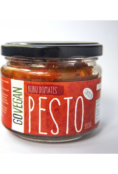 Go Vegan Kuru Domates Pesto 300 gr Go Vegan Kuru Domates Pesto 300 gr